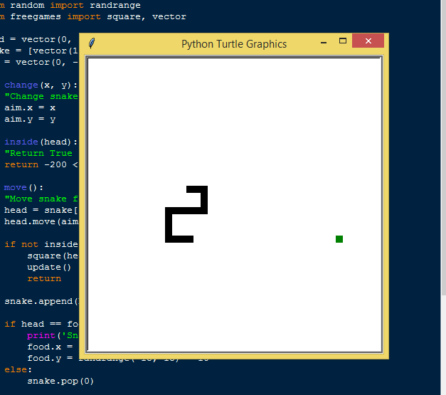 Snake Game Using Turtle In Python Free Source Code Free Source Code Projects And Tutorials